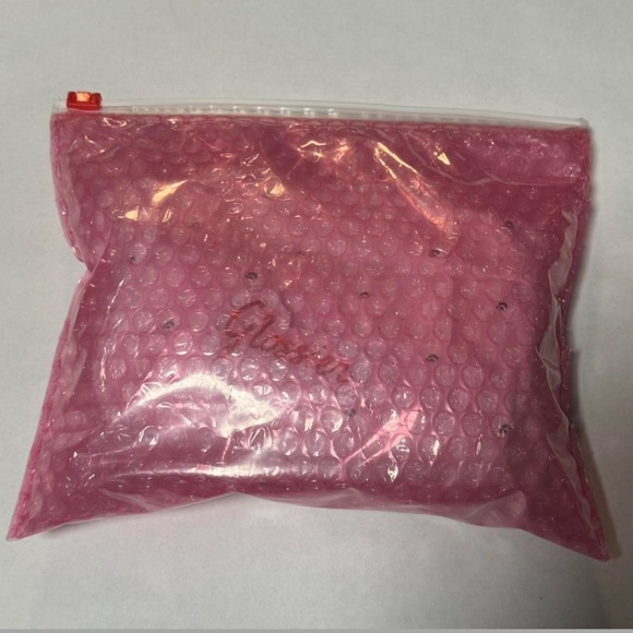 Glossier | Makeup | Glossier Philadelphia Mini Pink Beauty Bag Nwt ...